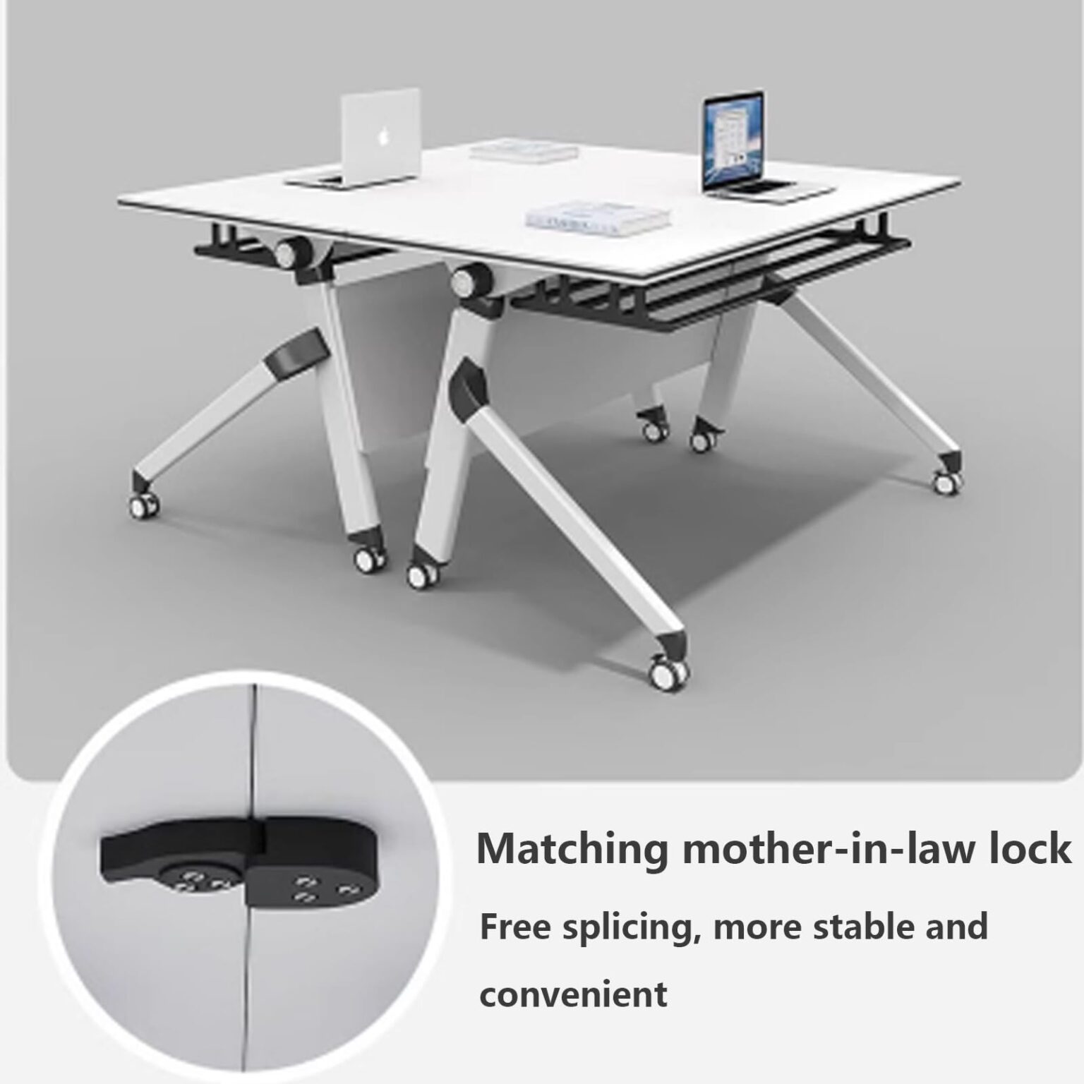 Movable Foldable Training Office Table – Lumat Furniture