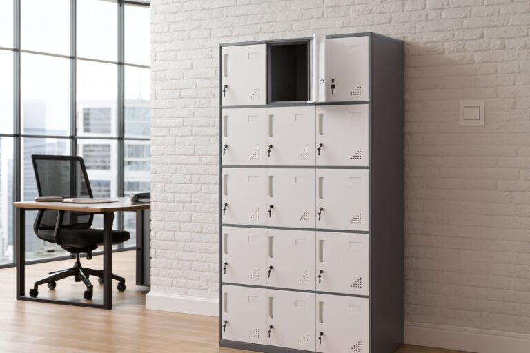 15-Compartment Office Storage Cabinet – Lumat Furniture